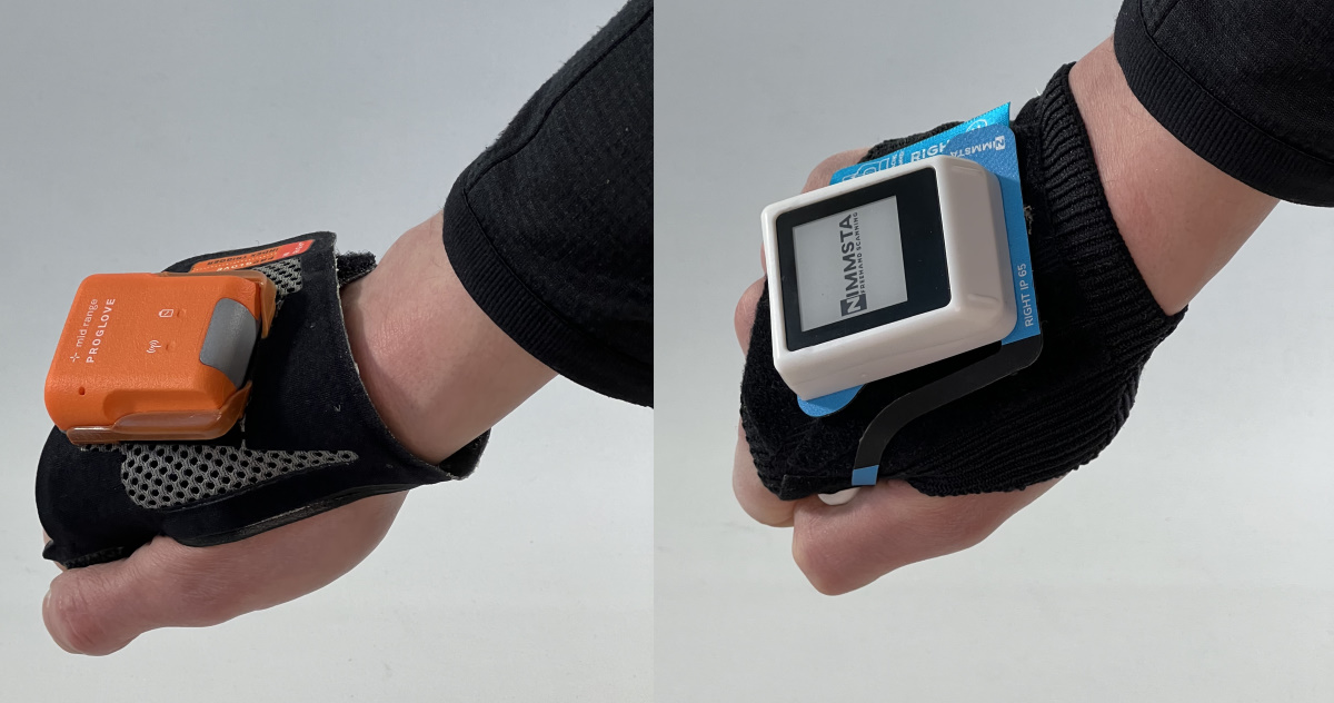 Wearable-Barcodescanner: Nimmsta HS 50 und ProGlove Mark Display im Vergleich | BarcodeBlog