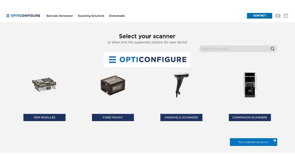 Opticonfigure: Update für Konfiguration von Opticon Barcodescanner ...